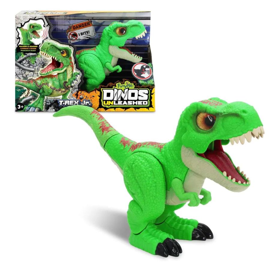 Dinozaur interactiv Dinos Unleashed T-Rex Jr - eMAG.ro