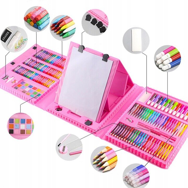 Set pictura/desen pentru copii, 208in1, Multicolor - eMAG.ro