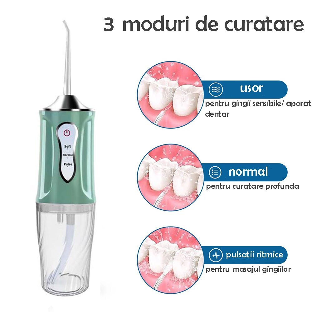 Иригатор за устна кухина Edar за душ 3 5 W преносимо устройство с 4