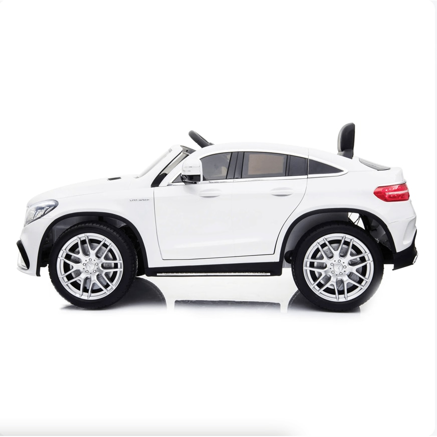 Masina electrica pentru copii GLE63 decapotabil, Mercedes, Plastic, Alb ...