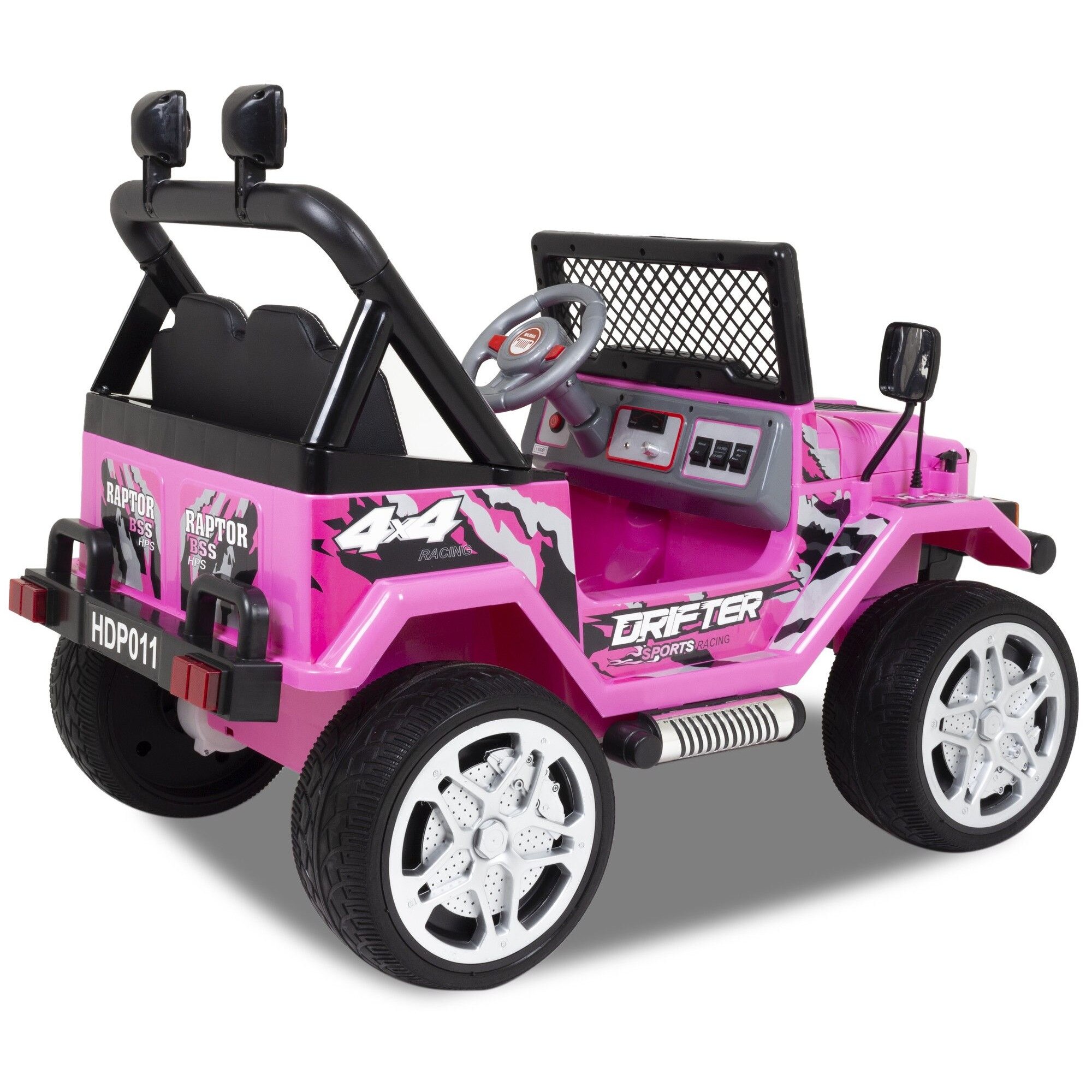 Masina electrica pentru copii, Jeep, Plastic, Roz - eMAG.ro