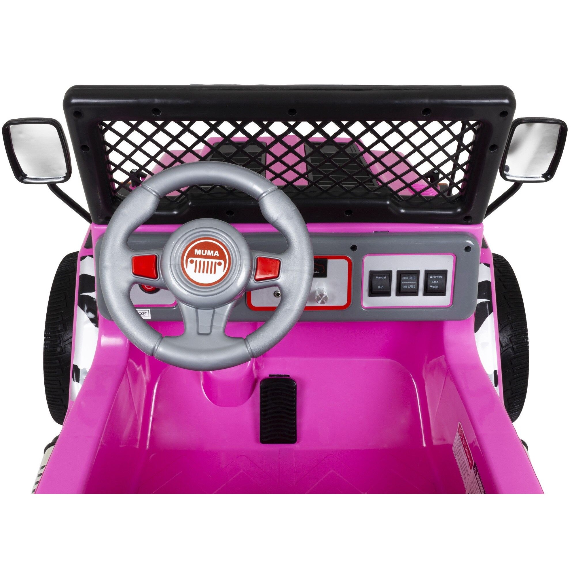 Masina electrica pentru copii, Jeep, Plastic, Roz - eMAG.ro