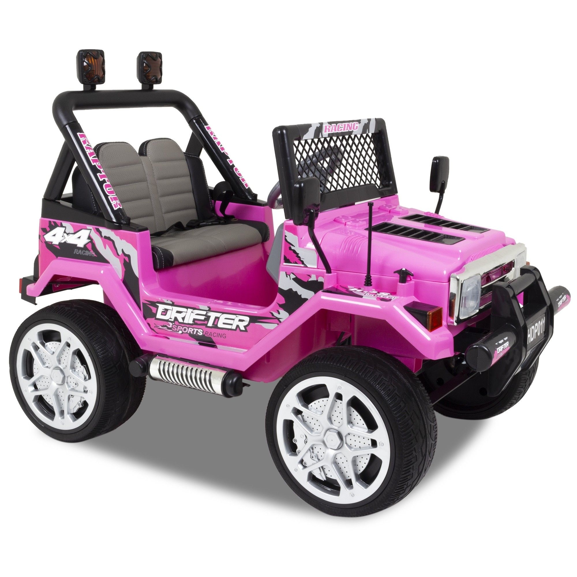 Masina electrica pentru copii, Jeep, Plastic, Roz - eMAG.ro