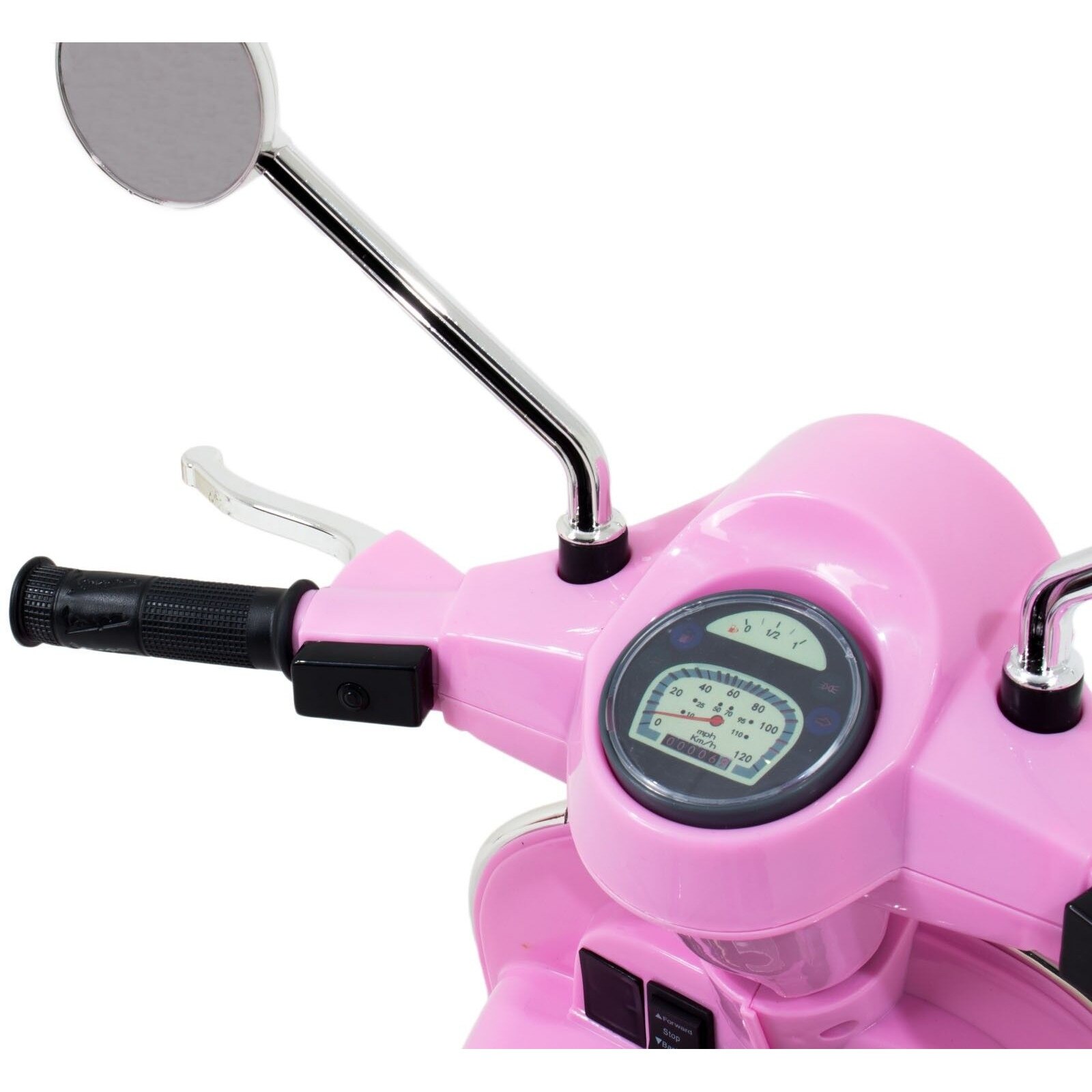 Scuter electric pentru copii, Vespa, Plastic, Roz - eMAG.ro