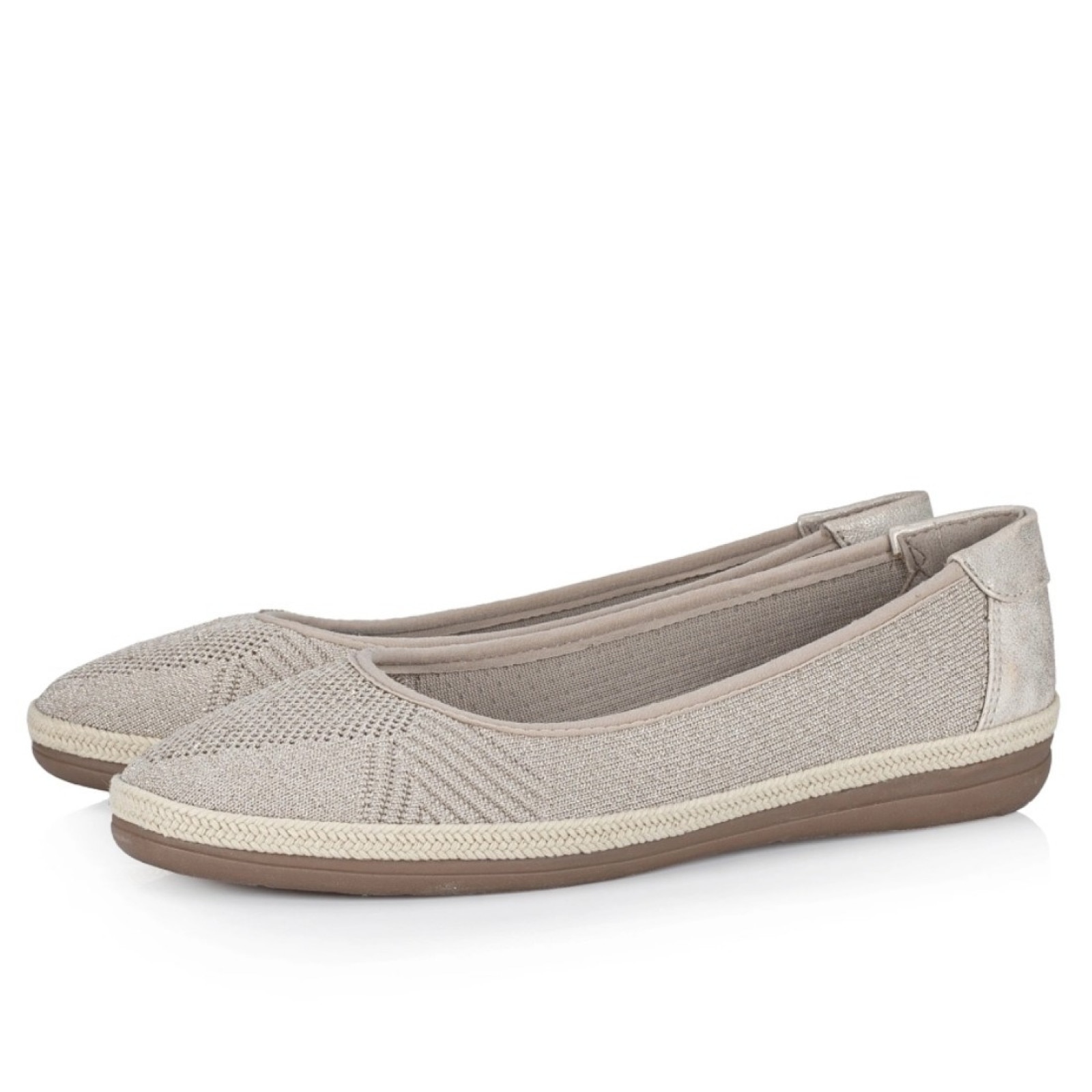 Jana Jana Soft Line női balerina cipő 22168-20-492 bézs 06868 - eMAG.hu