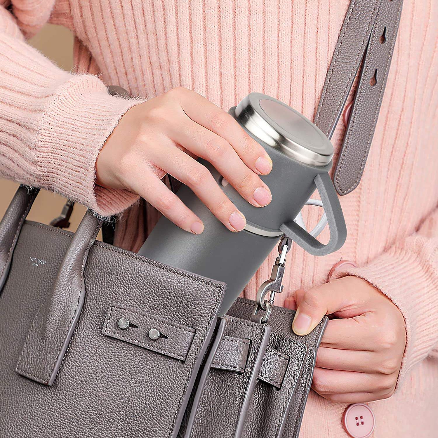 Termos, Inox, 3 cani, Gri, 500 ml - eMAG.ro