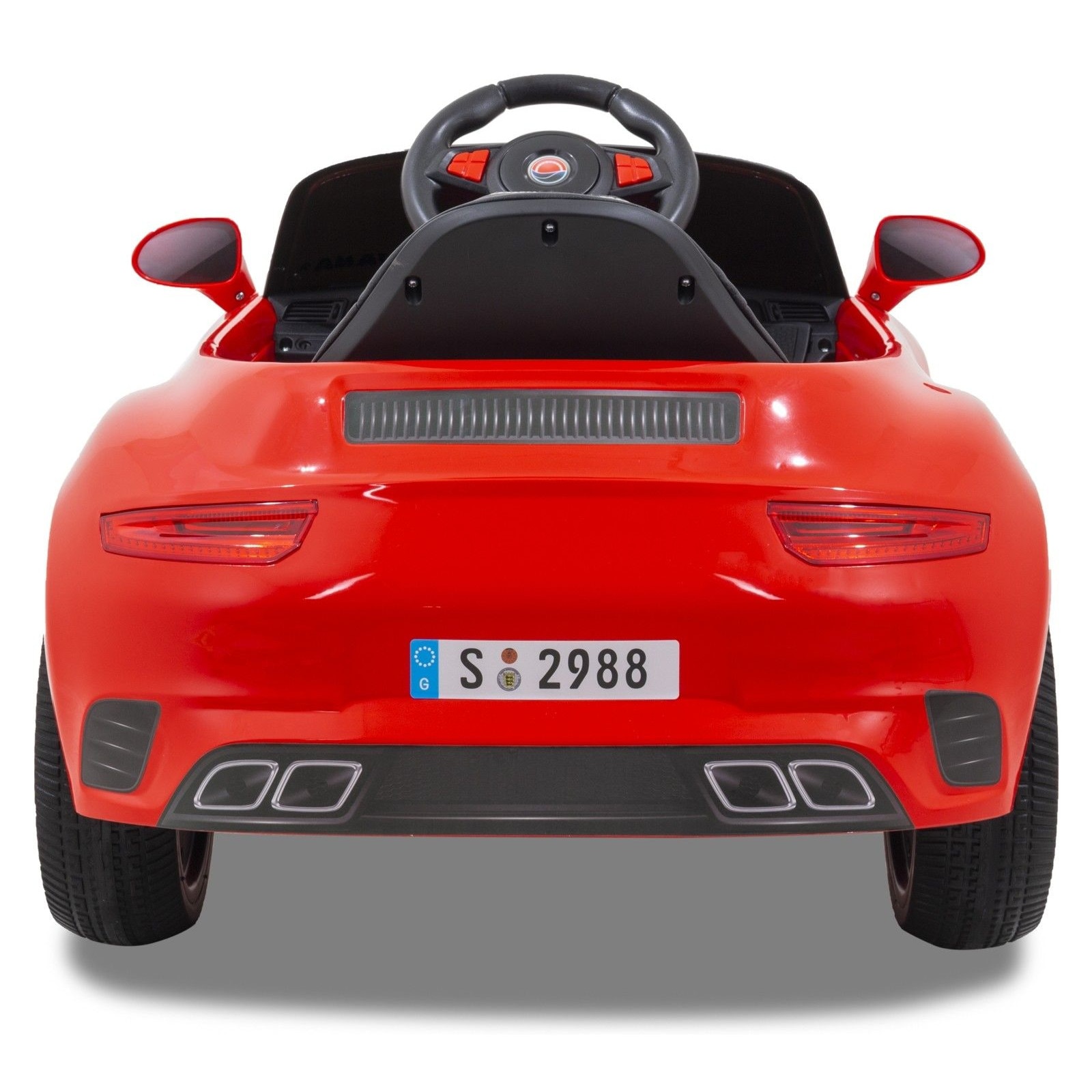 Masina electrica pentru copii, Kijana, Plastic, Rosu - eMAG.ro