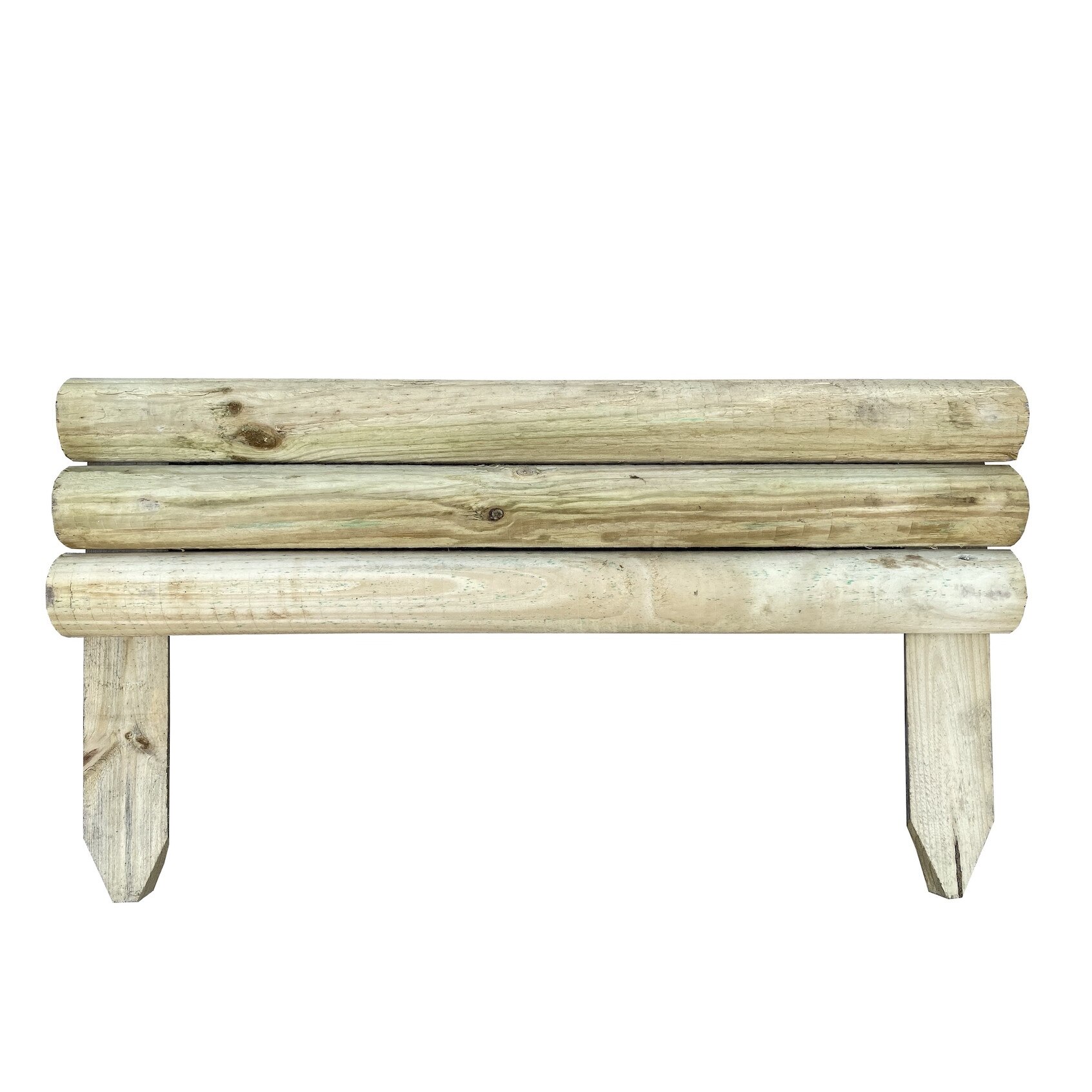 Gard pentru gradina, Lemn, 16 Buc, 55x15x30cm, Lemn, Maro - eMAG.ro