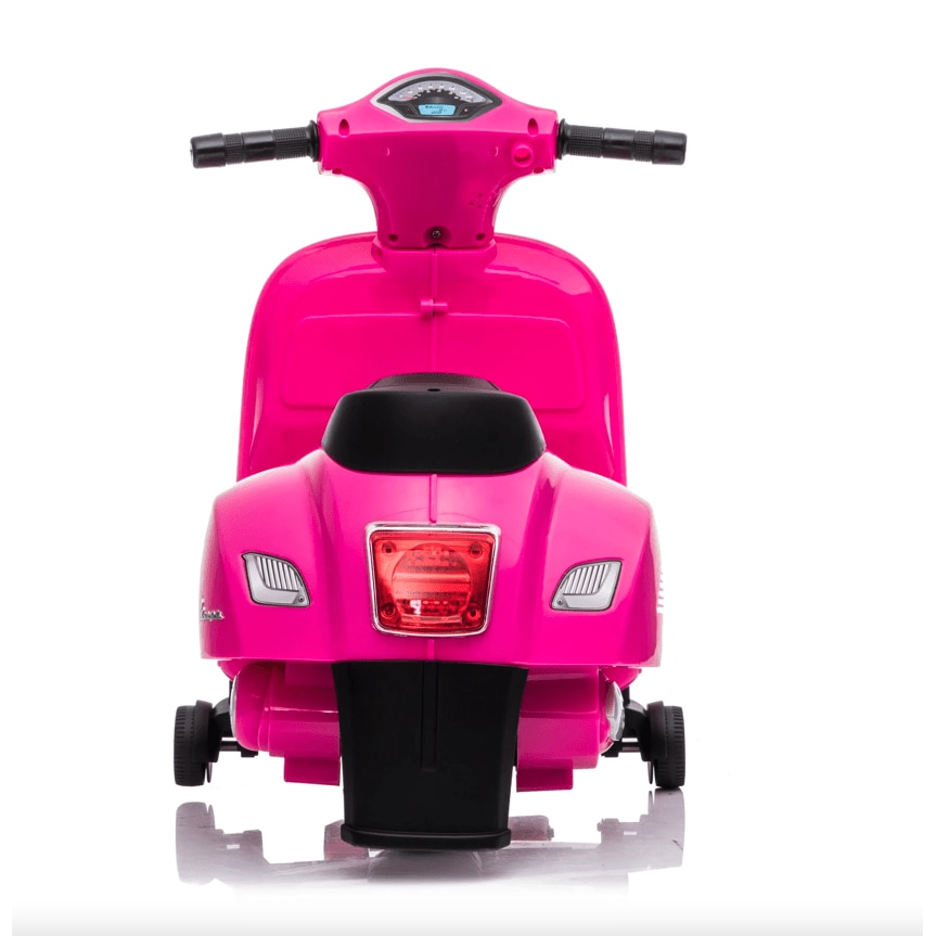 Scuter electric pentru copii mini, Vespa, Plastic, Roz - eMAG.ro