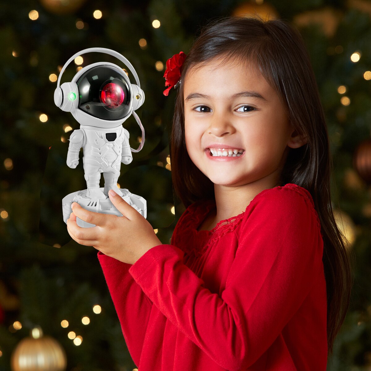 Proiector pentru copii, WALALLA, Astronaut, LED, Bluetooth, Telecomanda ...