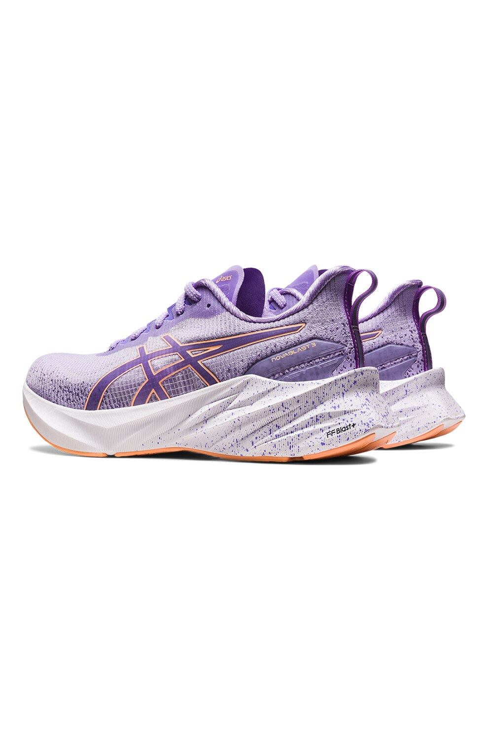 Asics, Pantofi pentru alergare Novablast 3, Roz somon, Lila, 6 - eMAG.ro