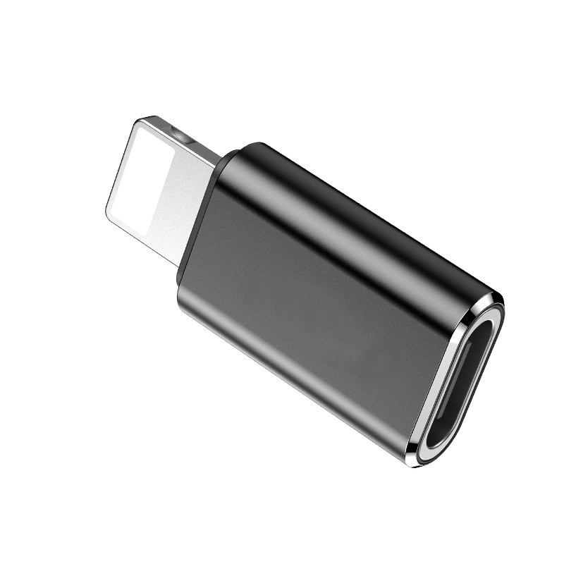 Adaptor cu mufa de tip Lightning la USB Type-C, 2.4A, Carcasa din ...