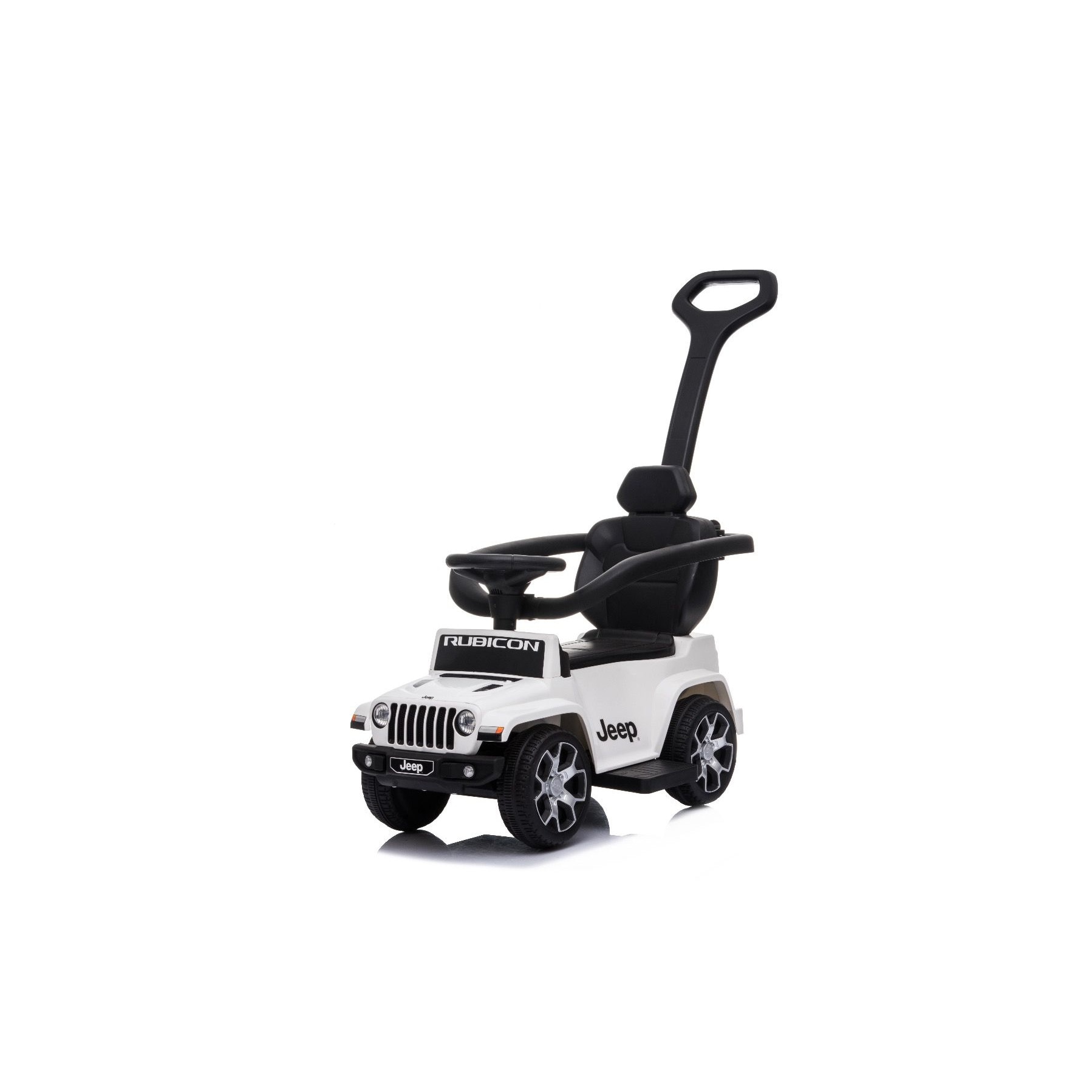 Masina pentru copii ride-on Wrangler, Jeep, Plastic, Alb - eMAG.ro