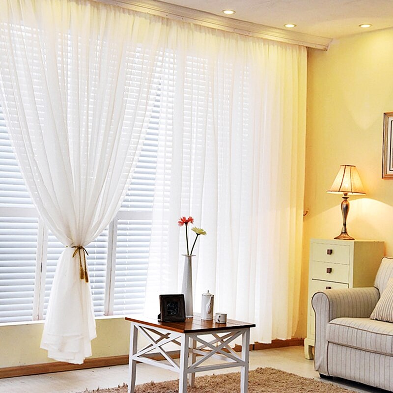 Set 2 panouri fundal foto eveniment 200x300cm, tull alb - eMAG.ro