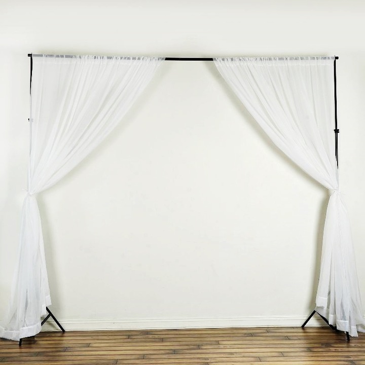 Set 2 panouri fundal foto eveniment 200x300cm, tull alb - eMAG.ro