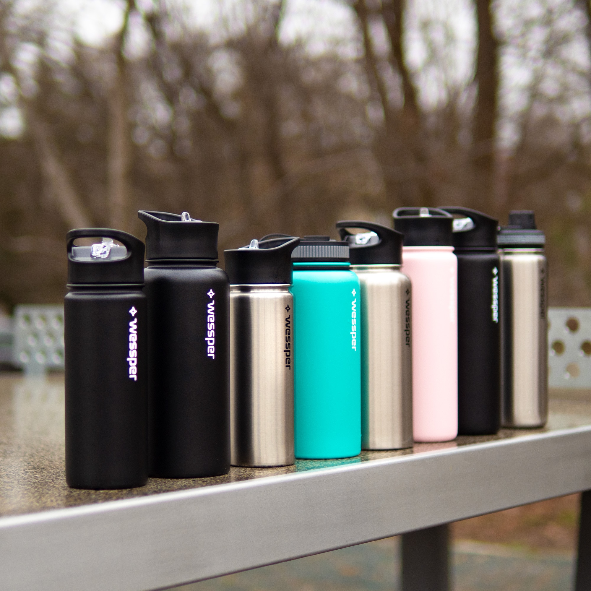 Sticla Termos din inox, Wessper ActiveMax Steeline, 1000ml, Negru - eMAG.ro