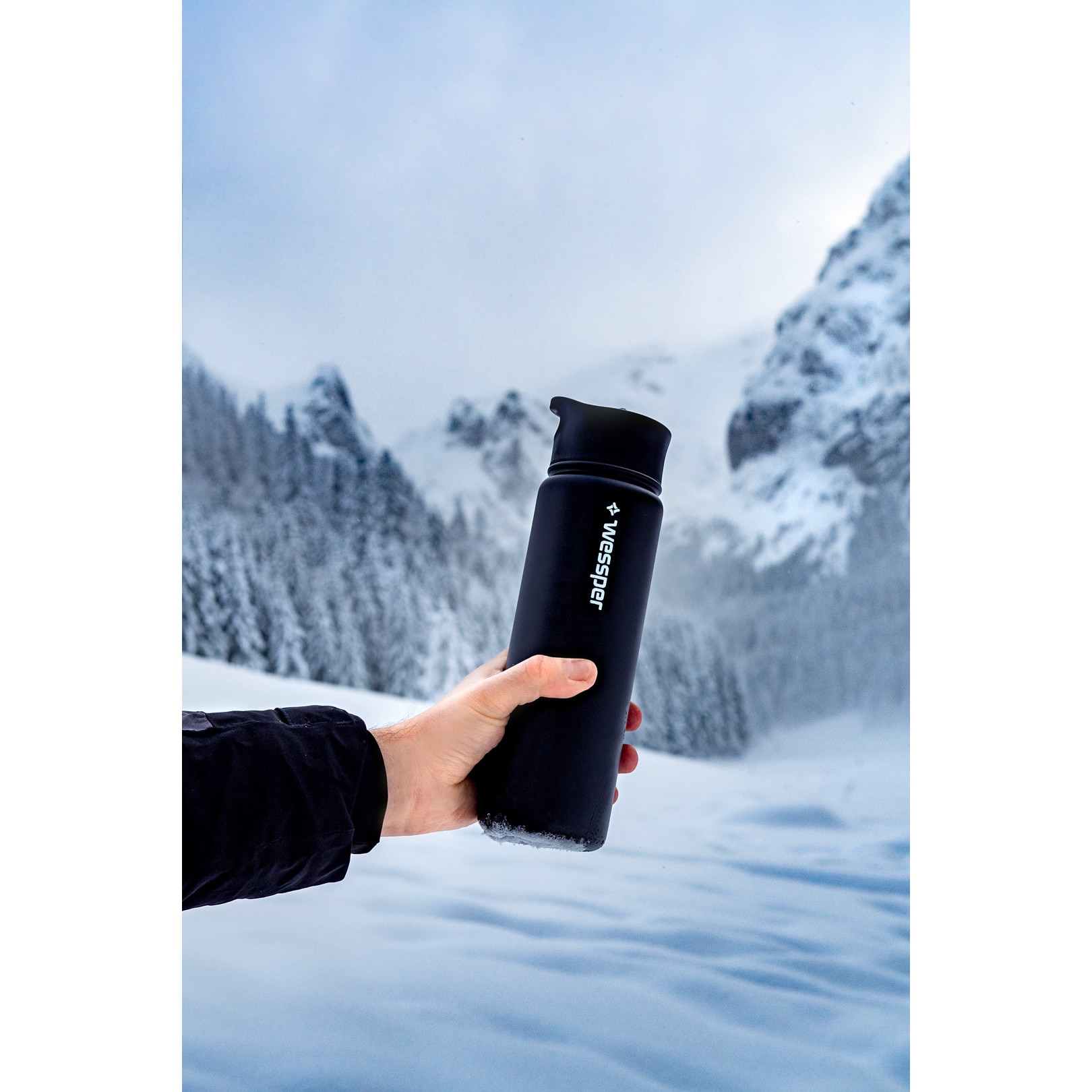 Sticla Termos din inox, Wessper ActiveMax Steeline, 700ml, Sea - eMAG.ro