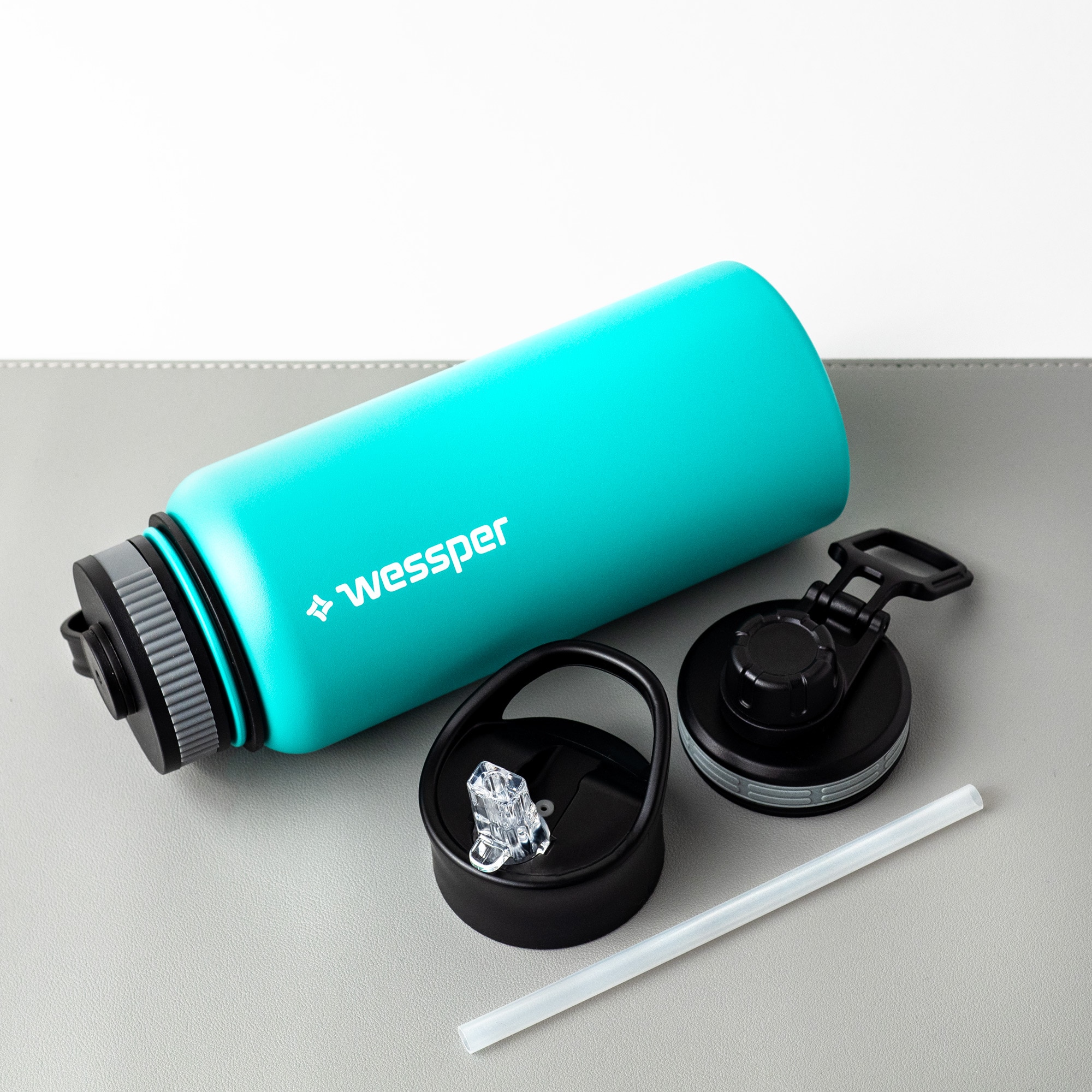 Sticla Termos din inox, Wessper ActiveMax Steeline, 700ml, Sea - eMAG.ro