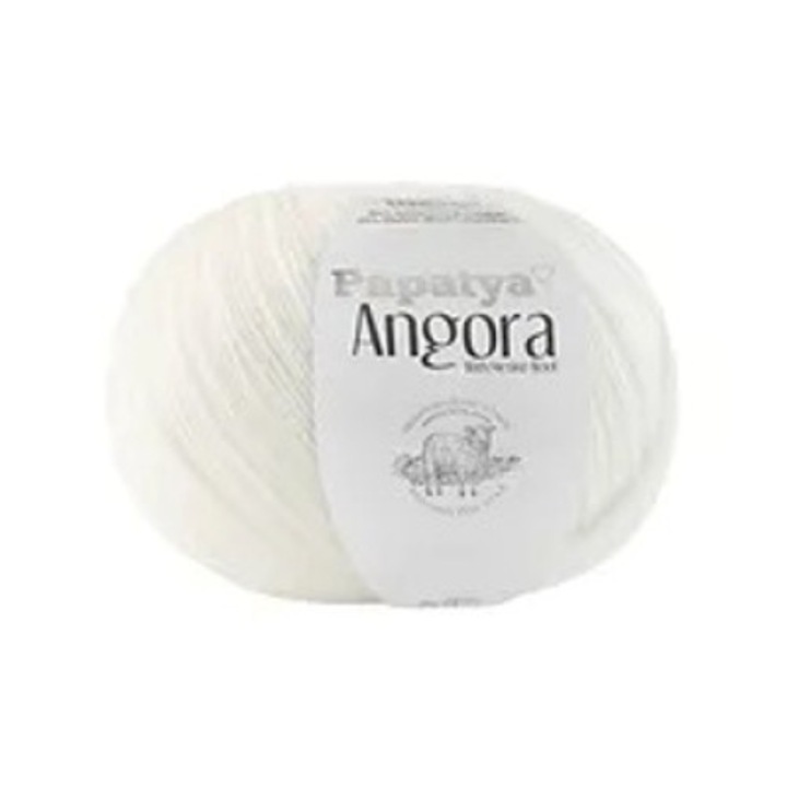 Fir Papatya Angora, 100 gr, 550 m, 1000, Alb - eMAG.ro