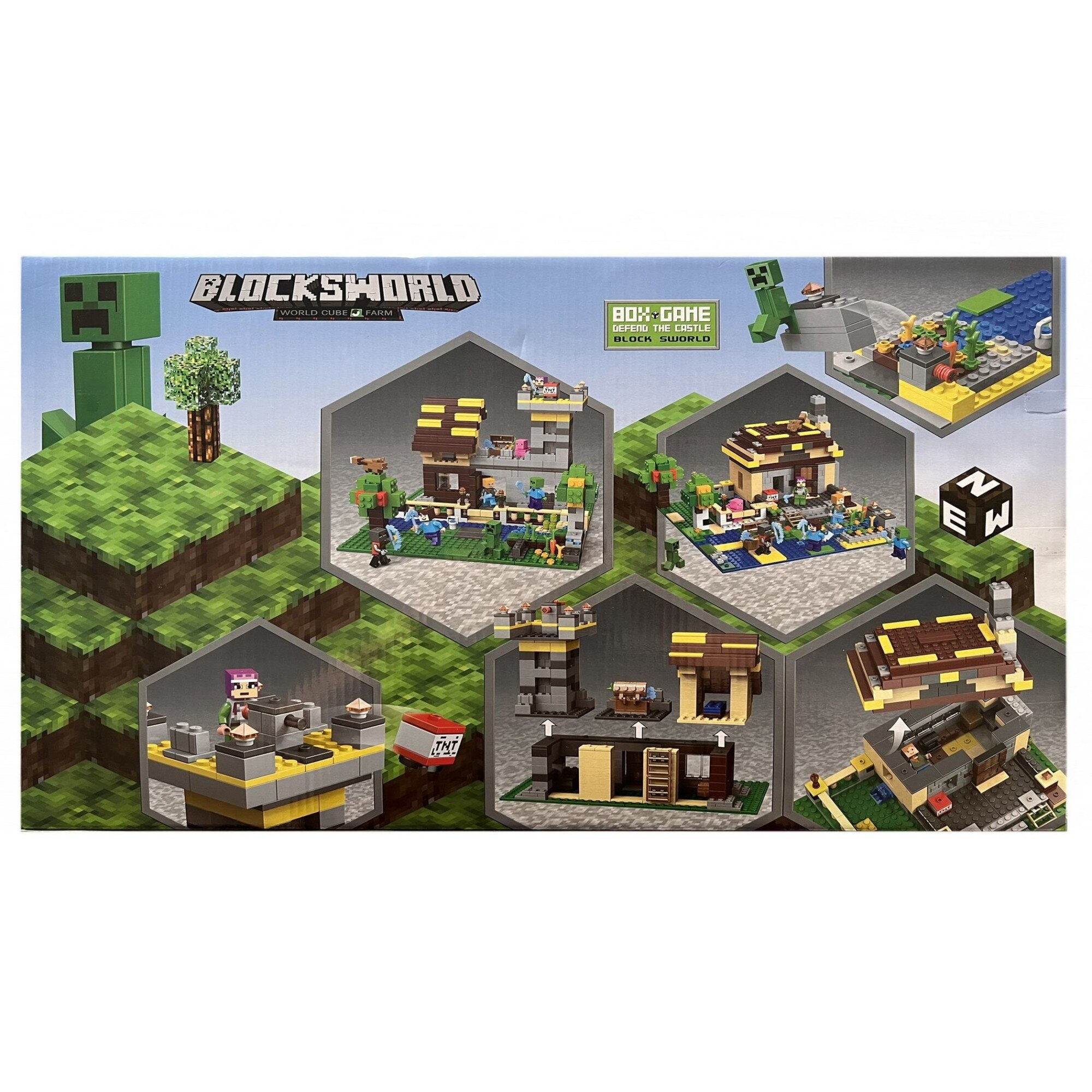 Set de constructie Blocksworld, My World of Minecraft, 764 piese - eMAG.ro