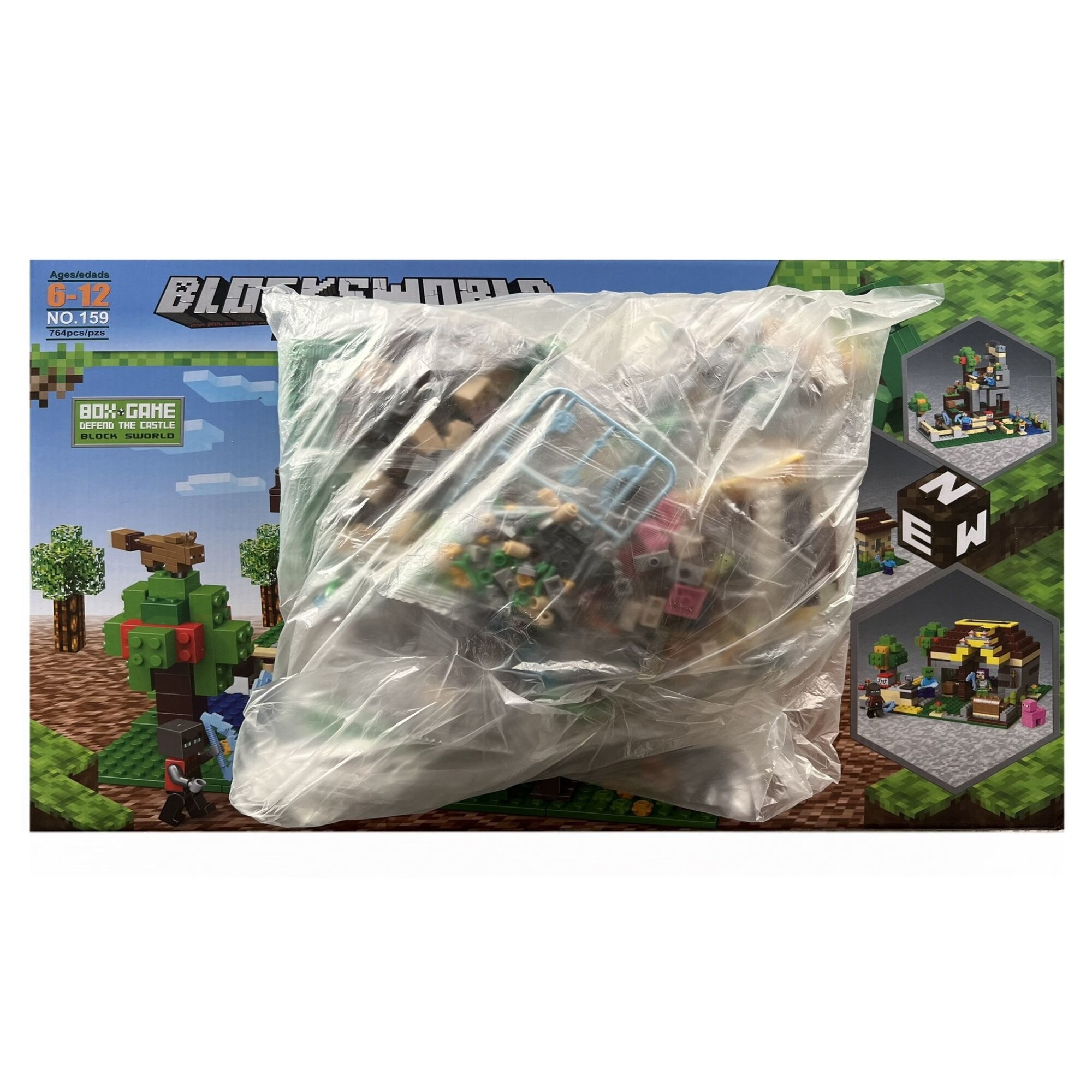 Set de constructie Blocksworld, My World of Minecraft, 764 piese - eMAG.ro