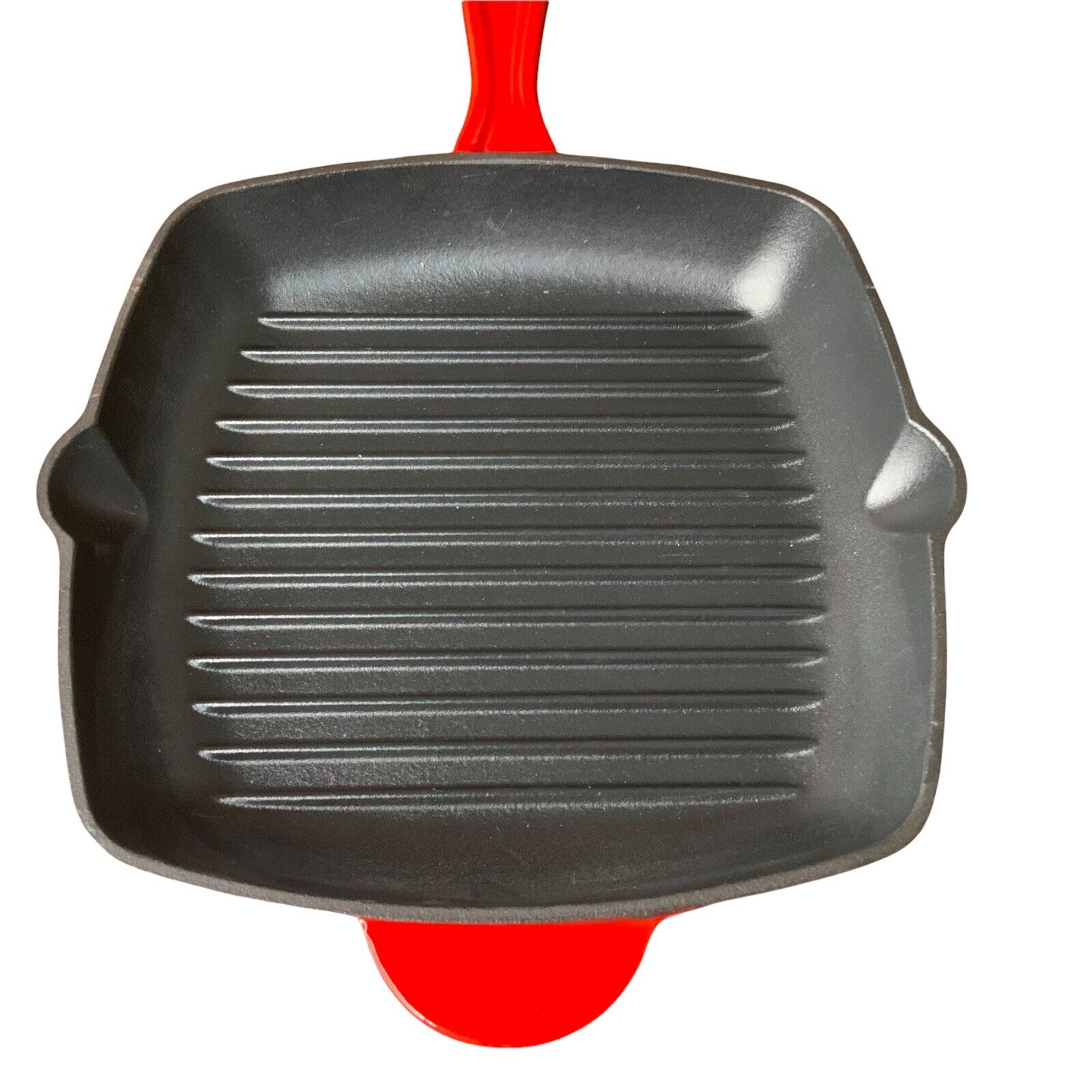 Tigaie patrata din fonta emailata pentru grill, 27x27 cm - eMAG.ro