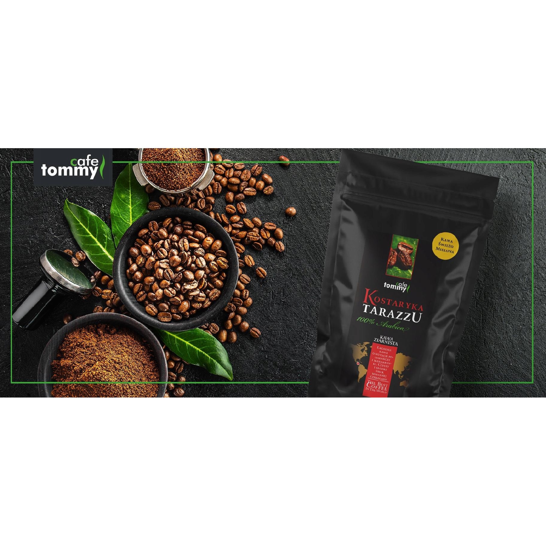 Cafea macinata aromata din Costa Rica, Tommy Cafe, Arabica 100%, Medie ...