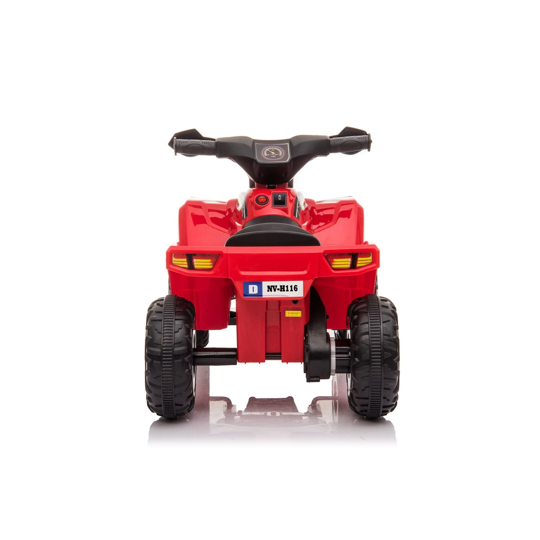 Mini ATV electric pentru copii Scorpion, Kijana, Plastic, Rosu - eMAG.ro