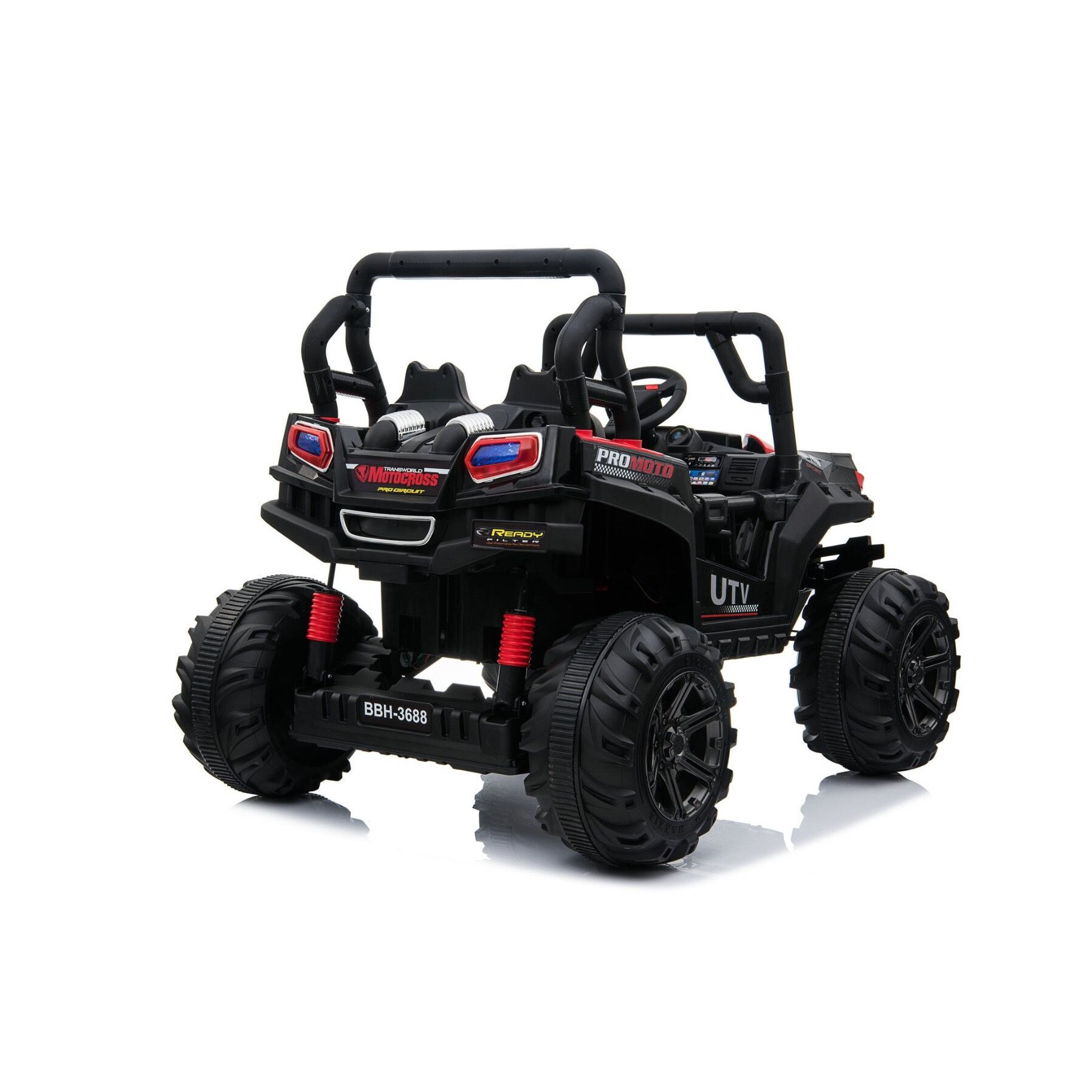 Masina electrica pentru copii Street Buggy, Kijana, Plastic, Rosu - eMAG.ro