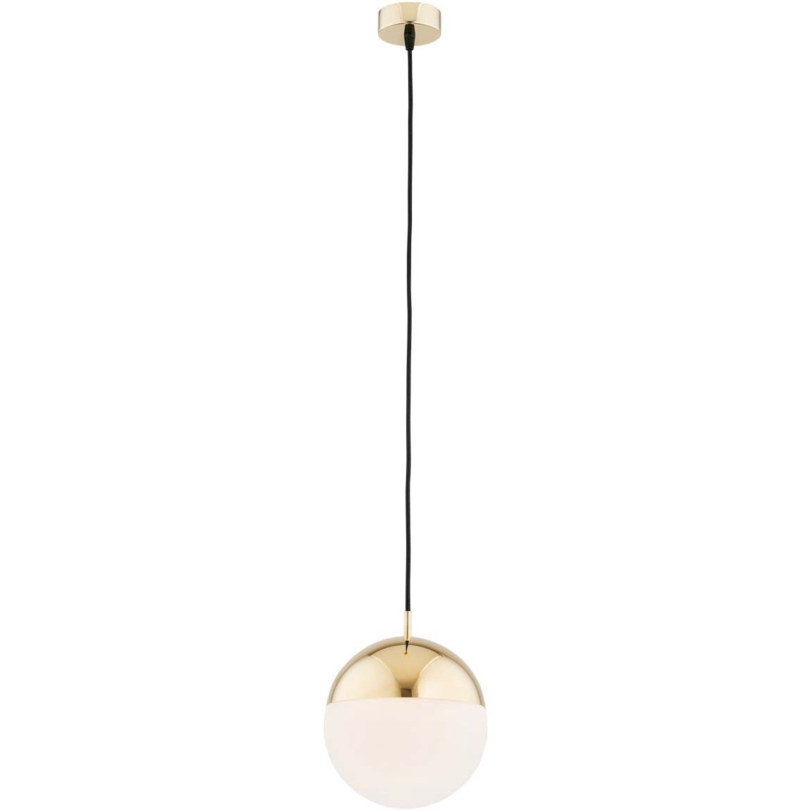 Pendul de iluminat, Argon, Metal, Soclu E27, Bej/Auriu - eMAG.ro