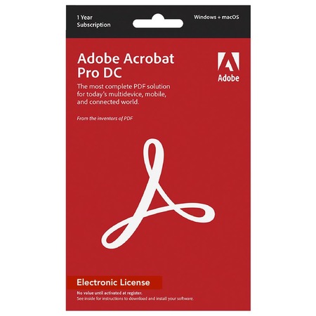 Adobe Acrobat Pro DC 2023, Subscriptie Comerciala 1 An, Upgrade Windows ...