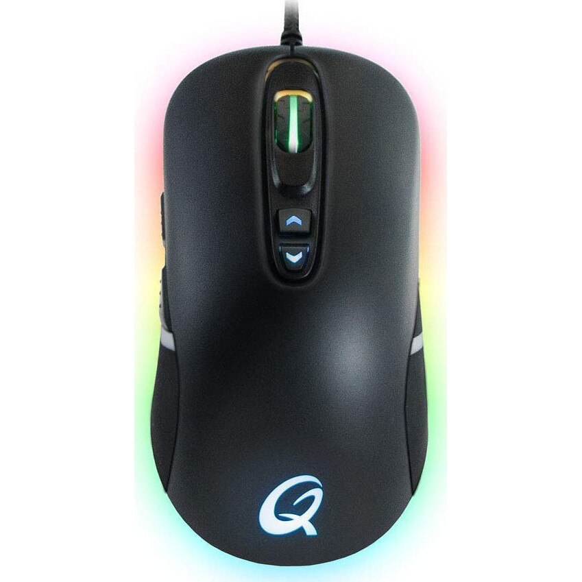 Mouse gaming Qpad, RGB, Negru - eMAG.ro