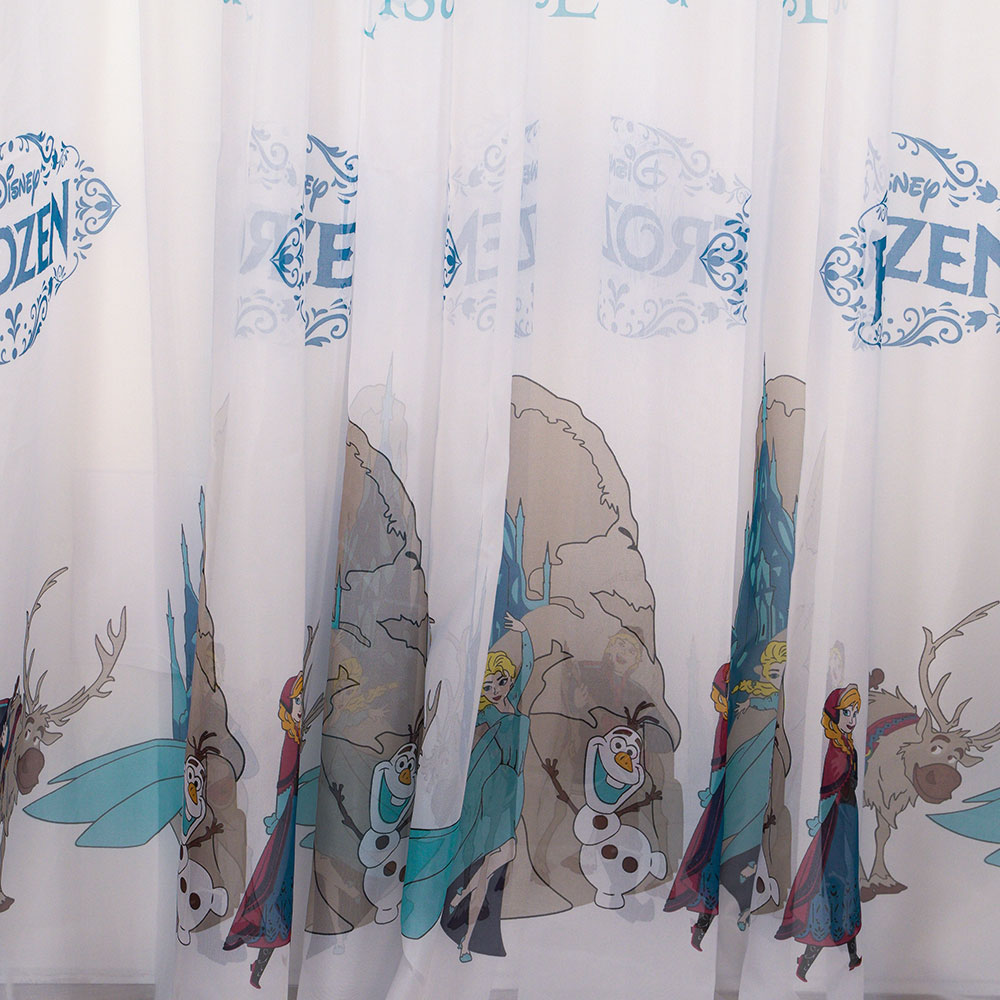 Perdea copii Frozen 400 x 250 cm, cu rejansa simpla inclusa - eMAG.ro