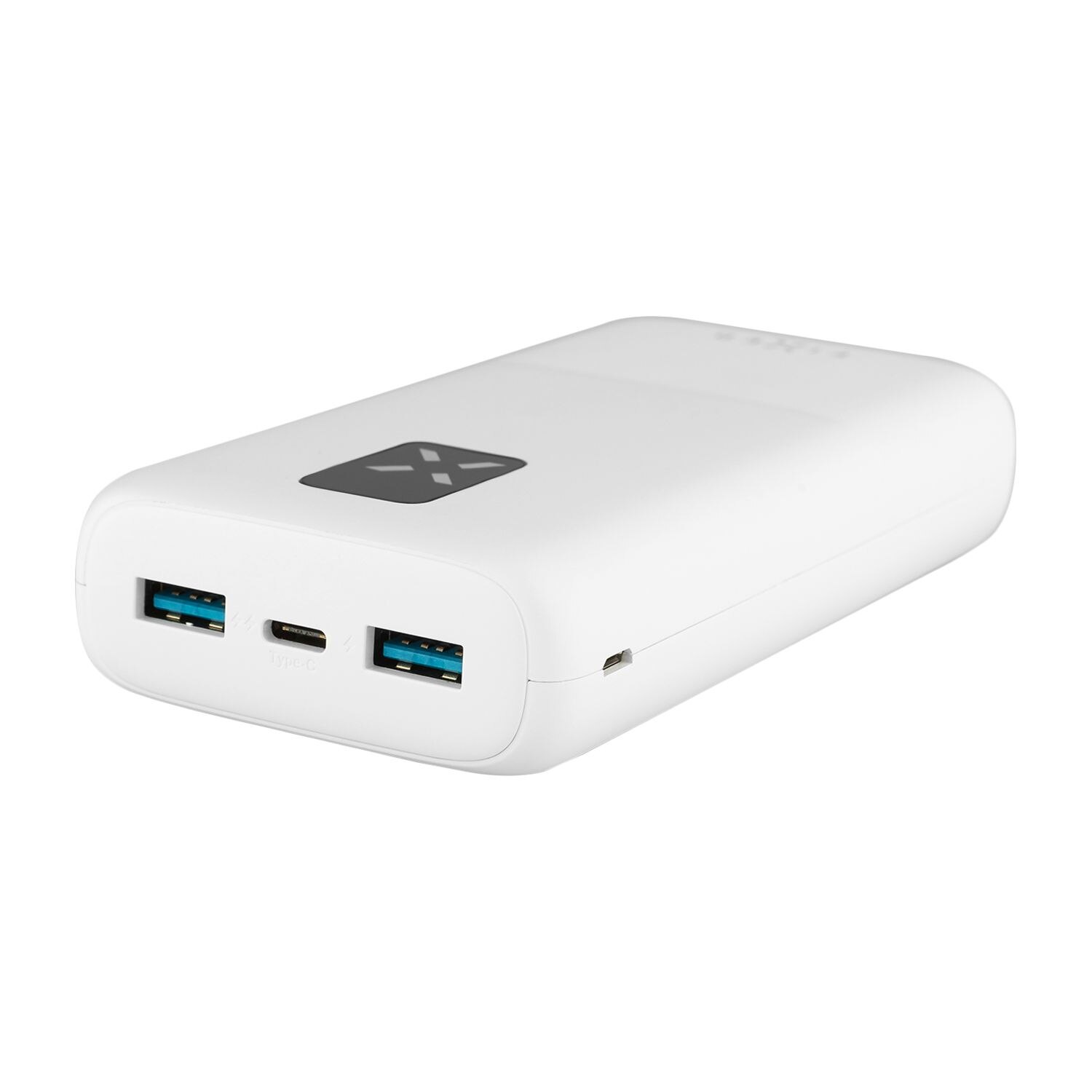 Powerbank FIXED Zen 20 cu ecran LCD si iesire PD 20W, 20.000 mAh, alb ...
