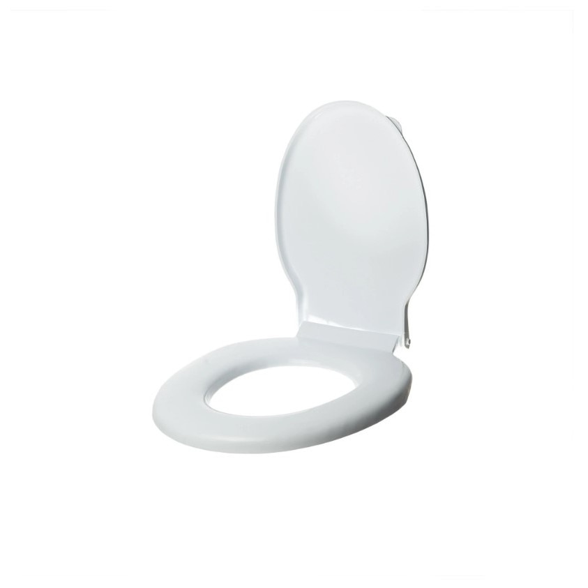 Capac WC Basic, din plastic, inchidere standard, alb - eMAG.ro