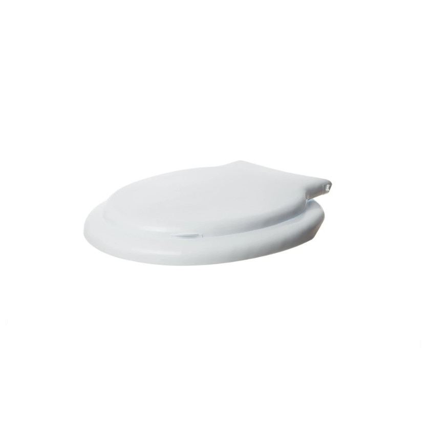 Capac WC Basic, din plastic, inchidere standard, alb - eMAG.ro