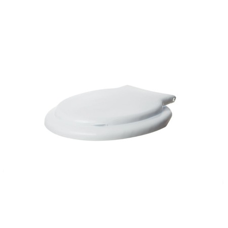 Capac WC Basic, din plastic, inchidere standard, alb - eMAG.ro