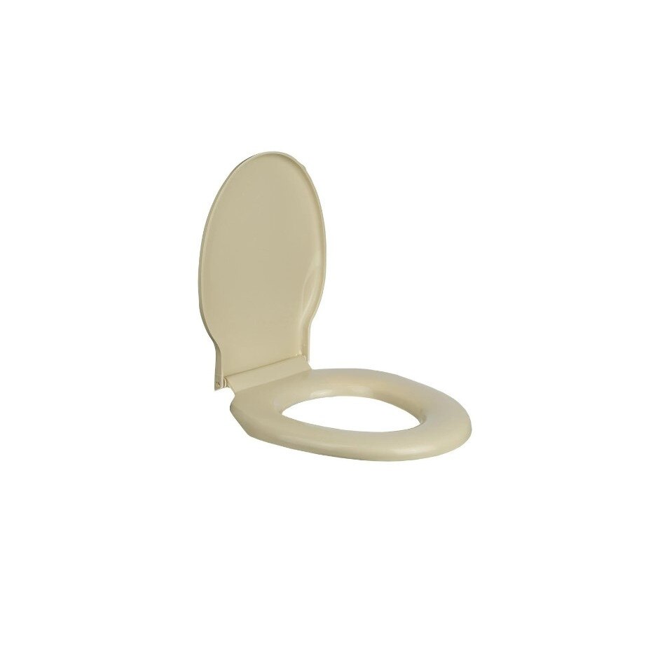 Capac WC Basic, din plastic, inchidere standard, bej - eMAG.ro