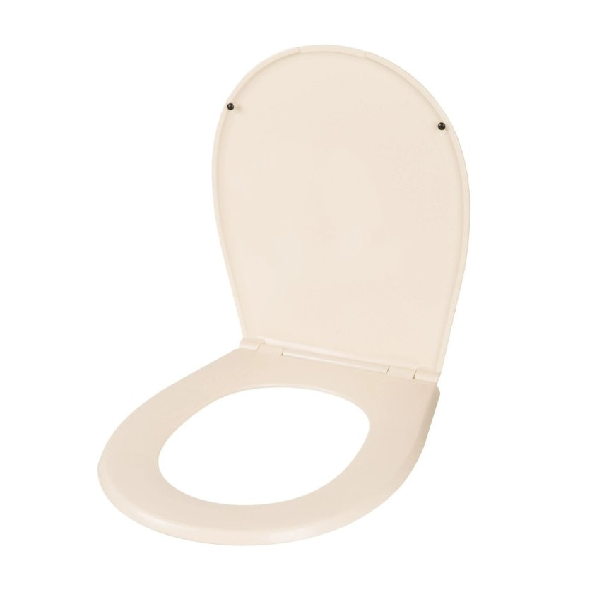 Capac WC Olimpia, din plastic, inchidere standard, bej - eMAG.ro