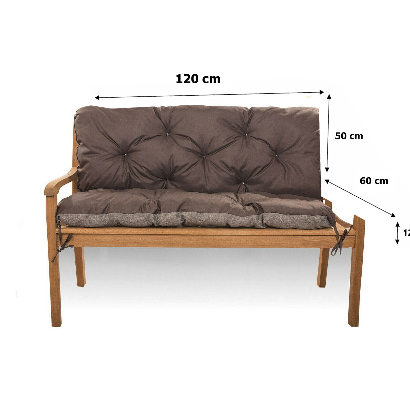 Perna pentru banca de gradina, Setgarden, sezut 150 x 60 si spatar 150 ...