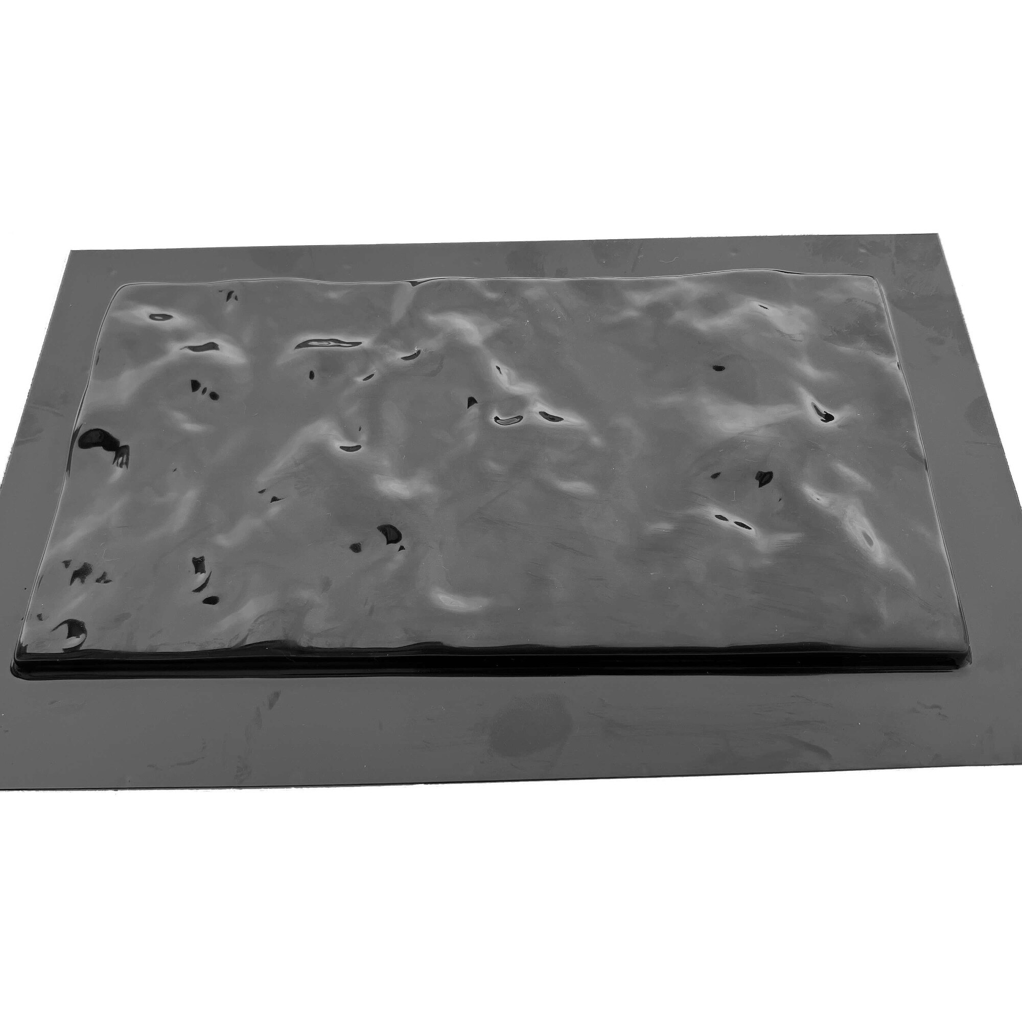 Matrita piatra decorativa, model Vile Mare, plastic ABS, negru, 28 ...