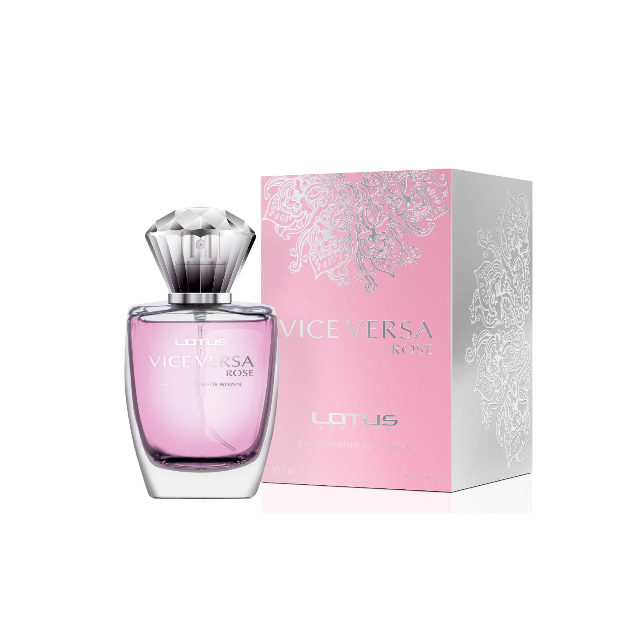 Apa de parfum Vice Versa Rose, Revers, 100ml - eMAG.ro