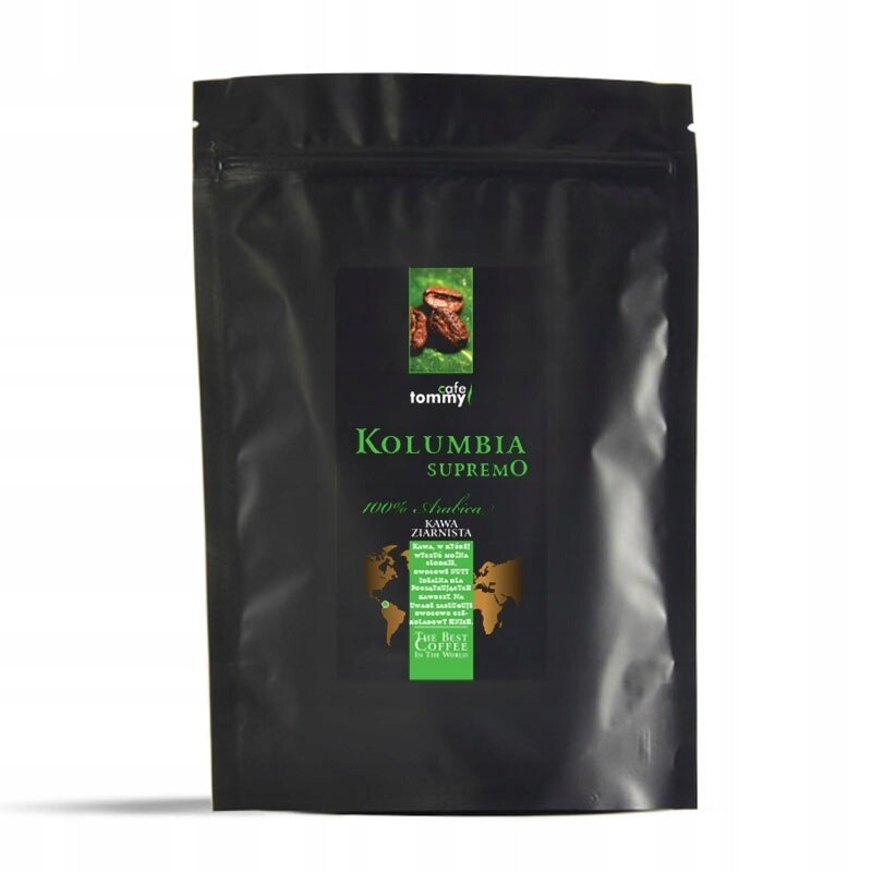 Cafea Colombia Supremo, Tommy Cafe, 100% Arabica, 250 g - eMAG.ro