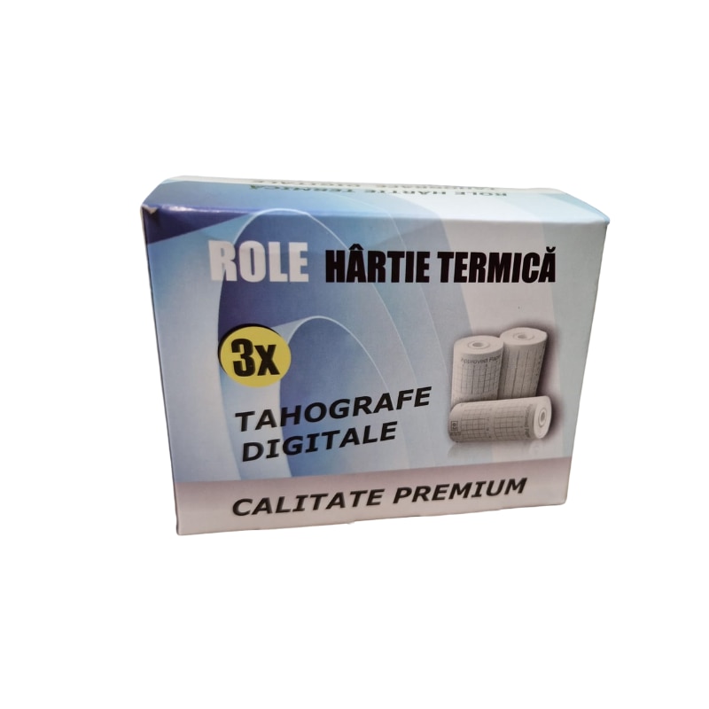 Rola hartie termica tahografe, set 3 role/cutie - eMAG.ro