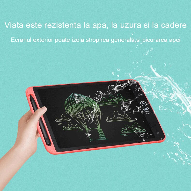 Tableta digitala color 8.5 inch, Sundiguer, LCD, stilou si suport ...