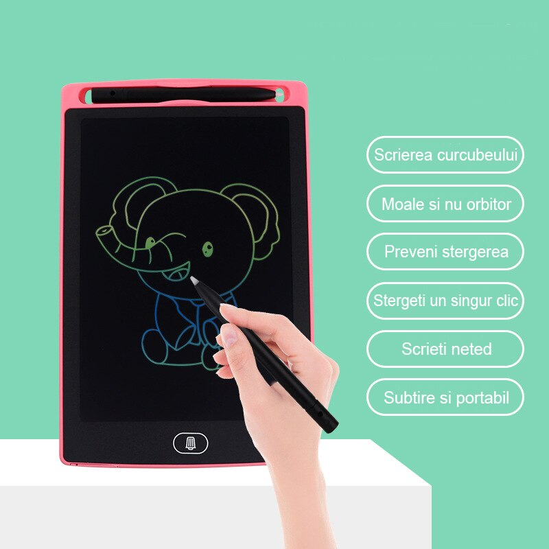 Tableta digitala color 8.5 inch, Sundiguer, LCD, stilou si suport ...