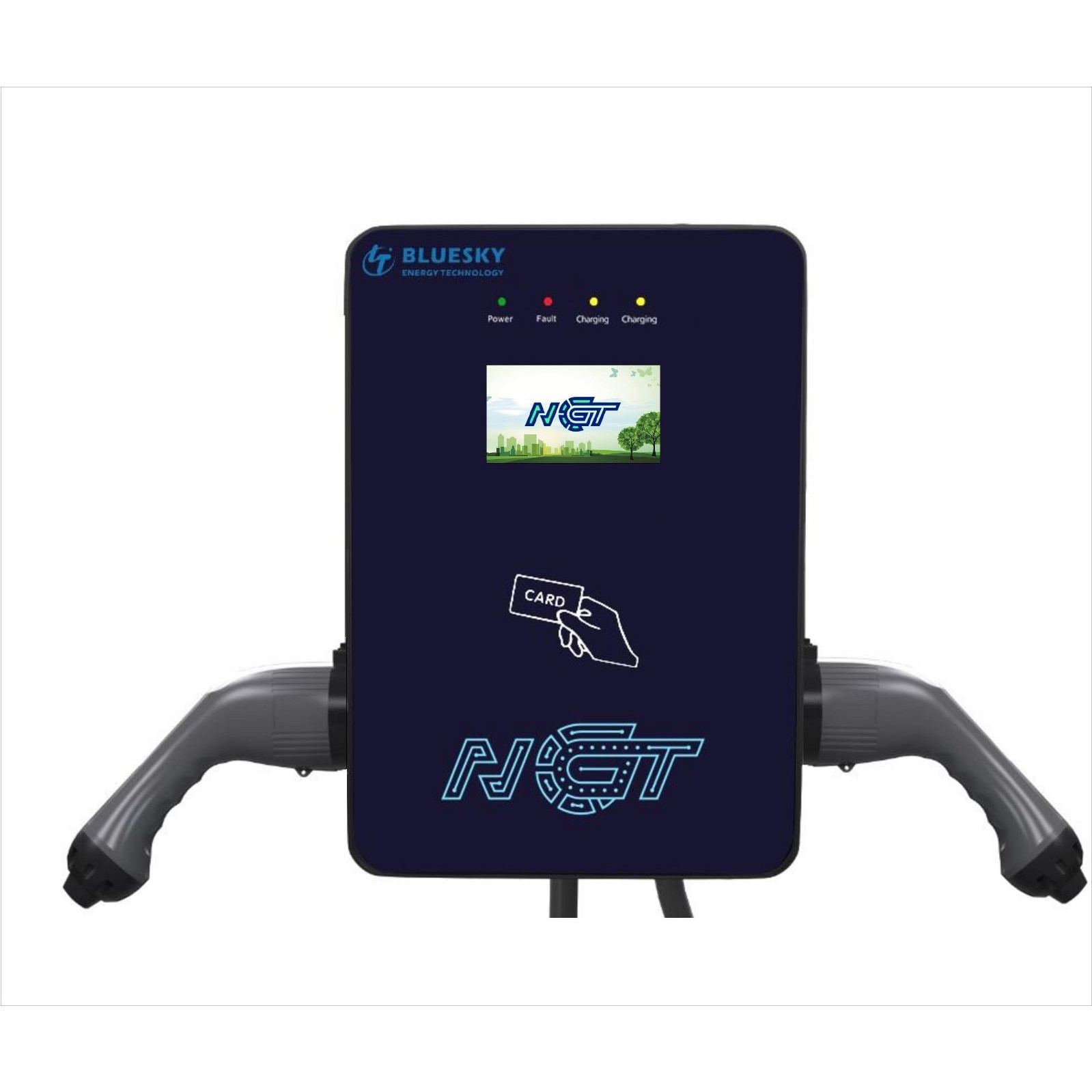 Statie incarcare profesionala pentru vehicule electrice NGT 2X22KW@400V ...