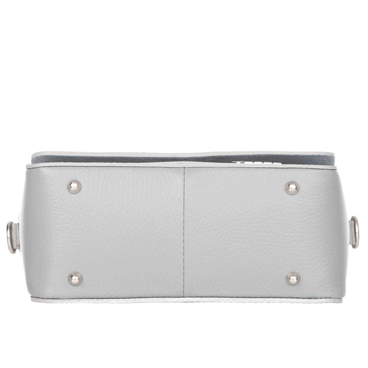 Poseta de dama, Piele naturala, Vezze, Lattina, Gri - eMAG.ro