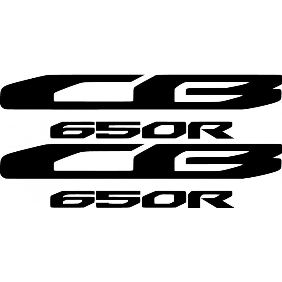 Sticker x2, Honda CB650R, Negru, 20cm - eMAG.ro