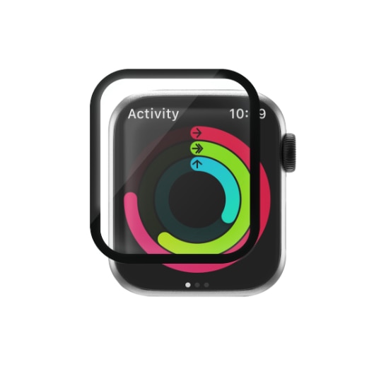 Folie ceas, Tech Armor, Sticla, Pentru Apple Watch SE 40 mm, Negru ...